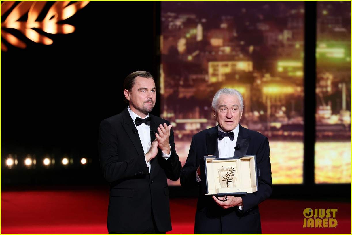 Leonardo DiCaprio Presents Robert De Niro with Cannes' Honorary Palme d ...