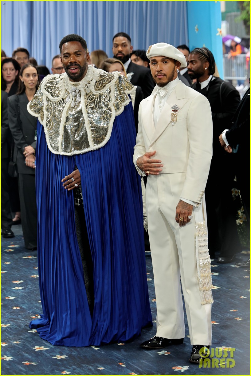 Co-Chairs Colman Domingo & Sir Lewis Hamilton Arrive Together For Met Gala 2025: Photo 5152975 ...
