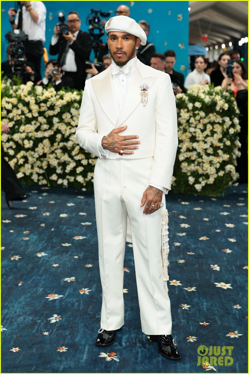 Co-Chairs Colman Domingo & Sir Lewis Hamilton Arrive Together For Met ...