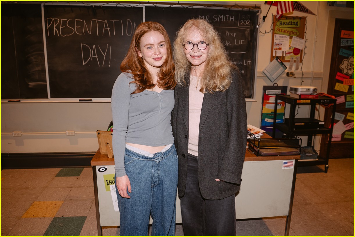 Mia Farrow Visits Fellow Tony Nominee Sadie Sink at Broadway's 'John ...