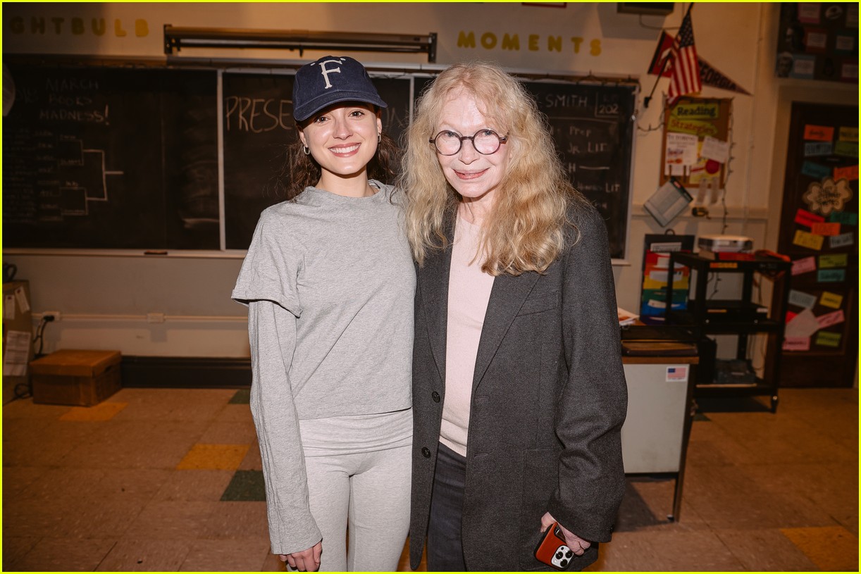 Mia Farrow Visits Fellow Tony Nominee Sadie Sink at Broadway's 'John ...