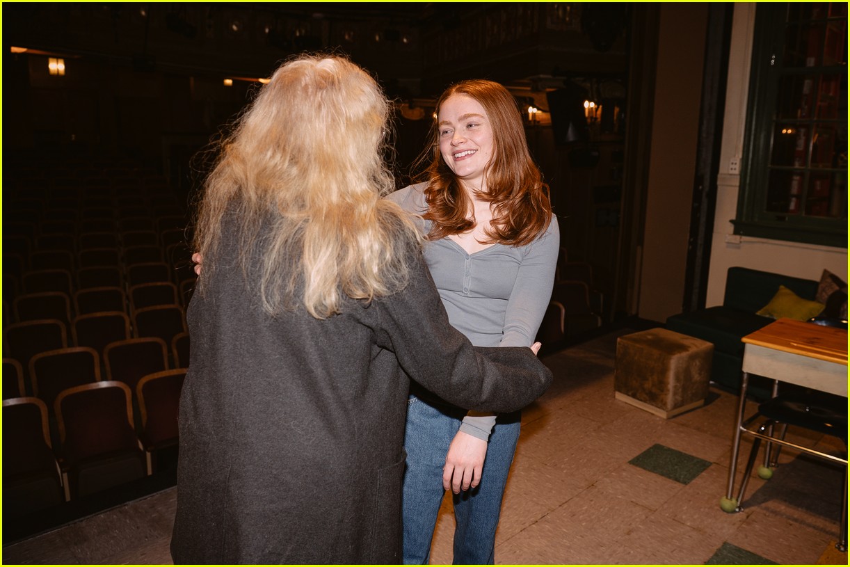 Mia Farrow Visits Fellow Tony Nominee Sadie Sink at Broadway's 'John ...