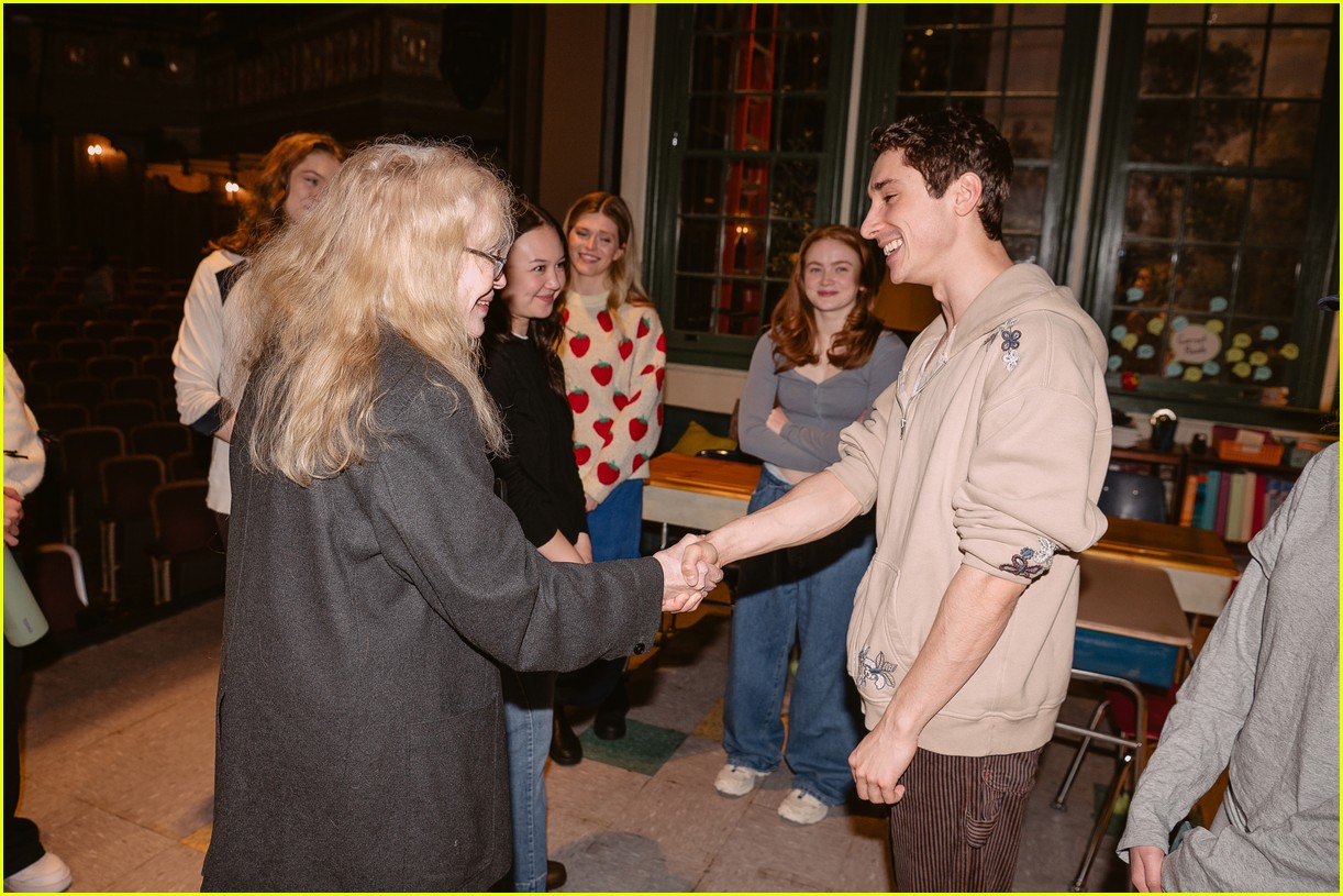 Mia Farrow Visits Fellow Tony Nominee Sadie Sink at Broadway's 'John ...