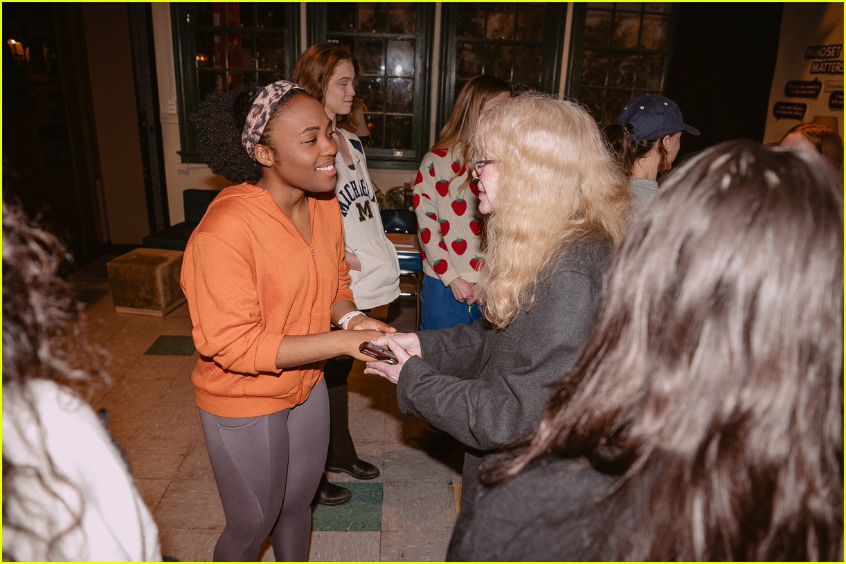 Mia Farrow Visits Fellow Tony Nominee Sadie Sink at Broadway's 'John ...