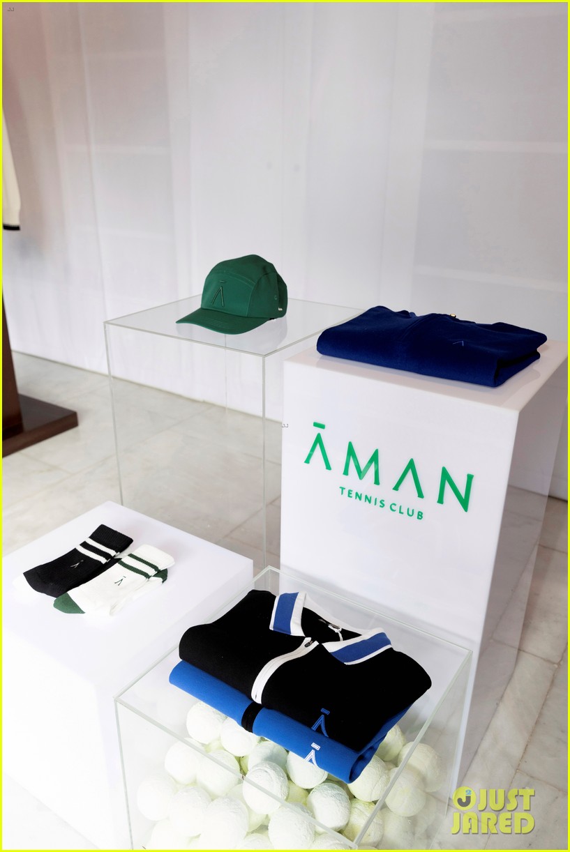 Photo: novac djokovic eddie redmayne aman tennis club launch 85 | Photo ...