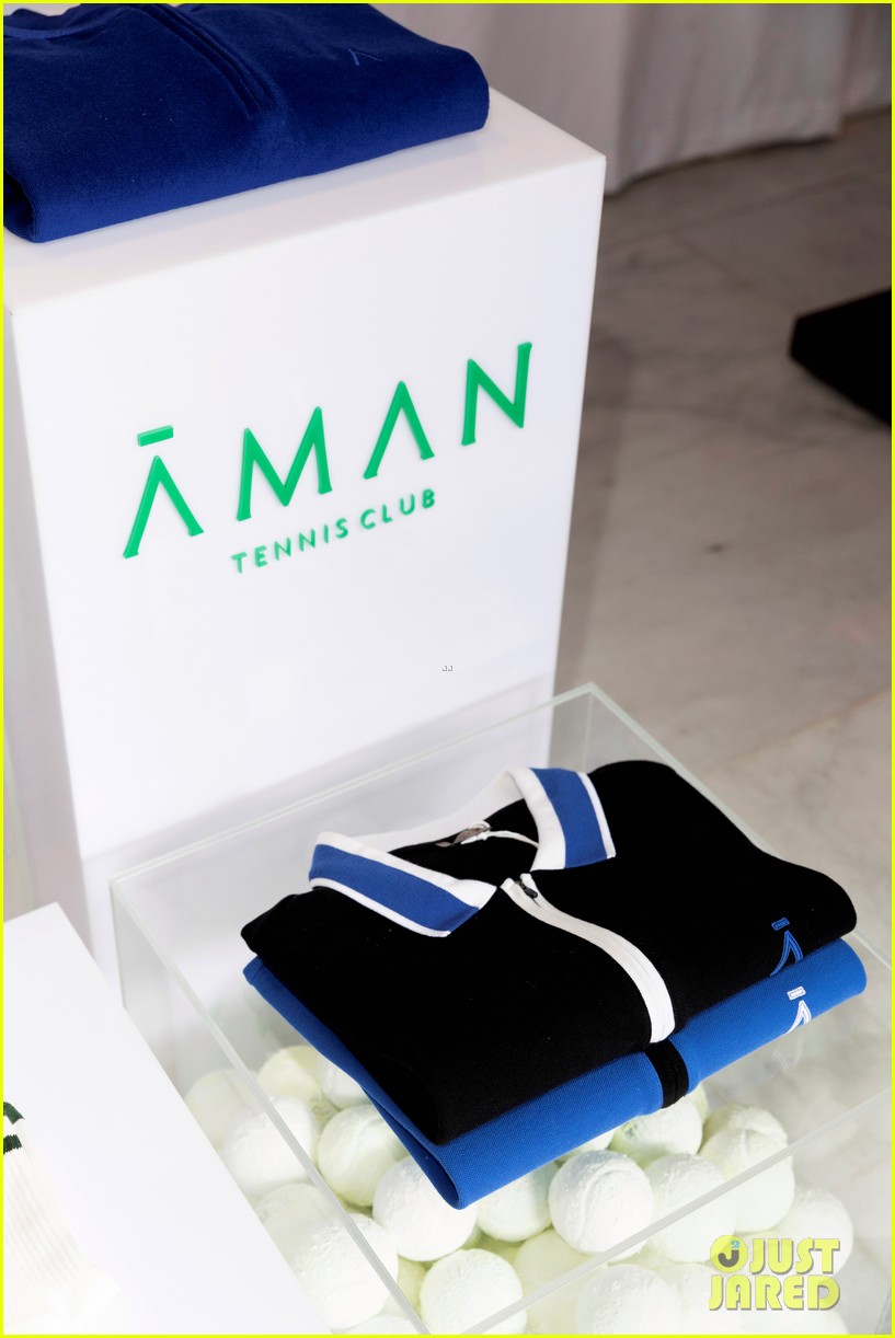 Photo: novac djokovic eddie redmayne aman tennis club launch 88 | Photo ...