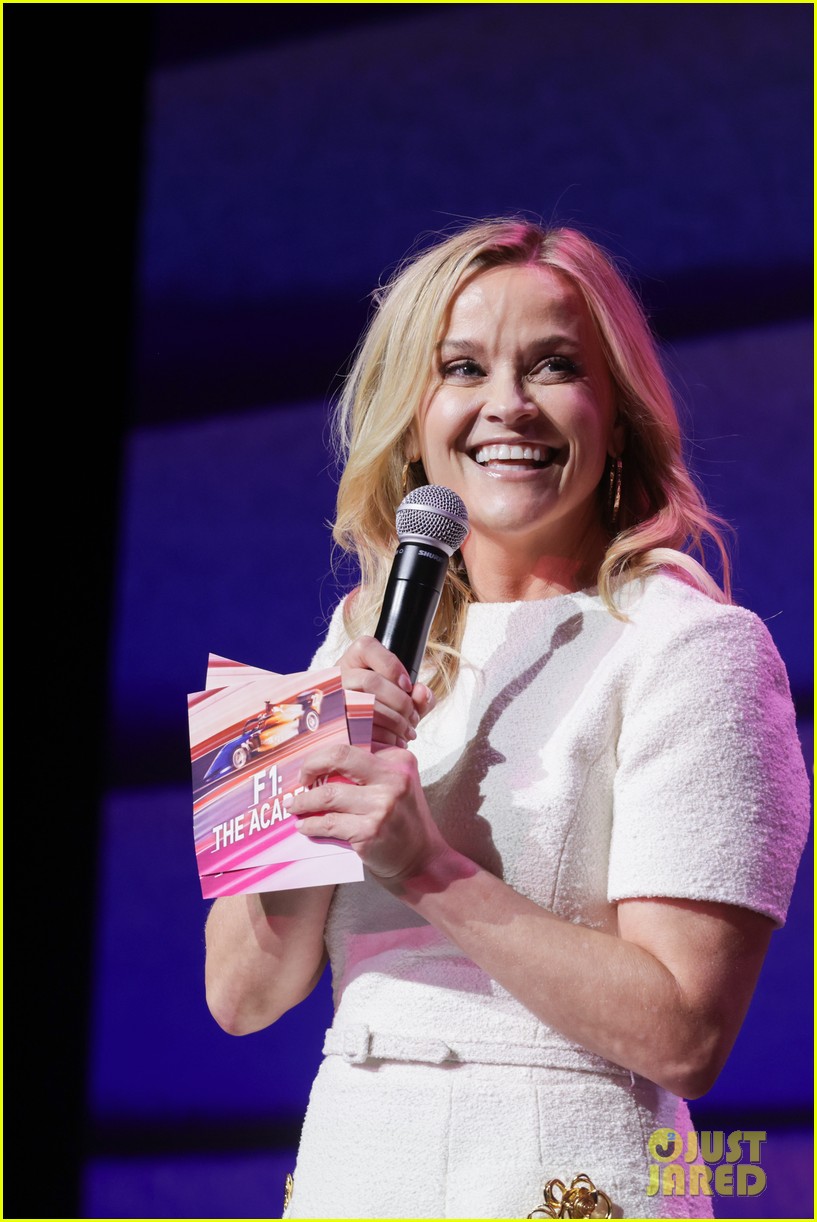 Reese Witherspoon Hosts 'F1: The Academy' Screening, Driver George ...