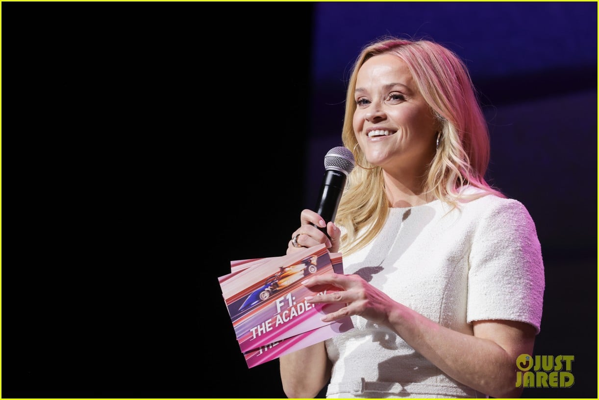 Reese Witherspoon Hosts 'F1: The Academy' Screening, Driver George ...