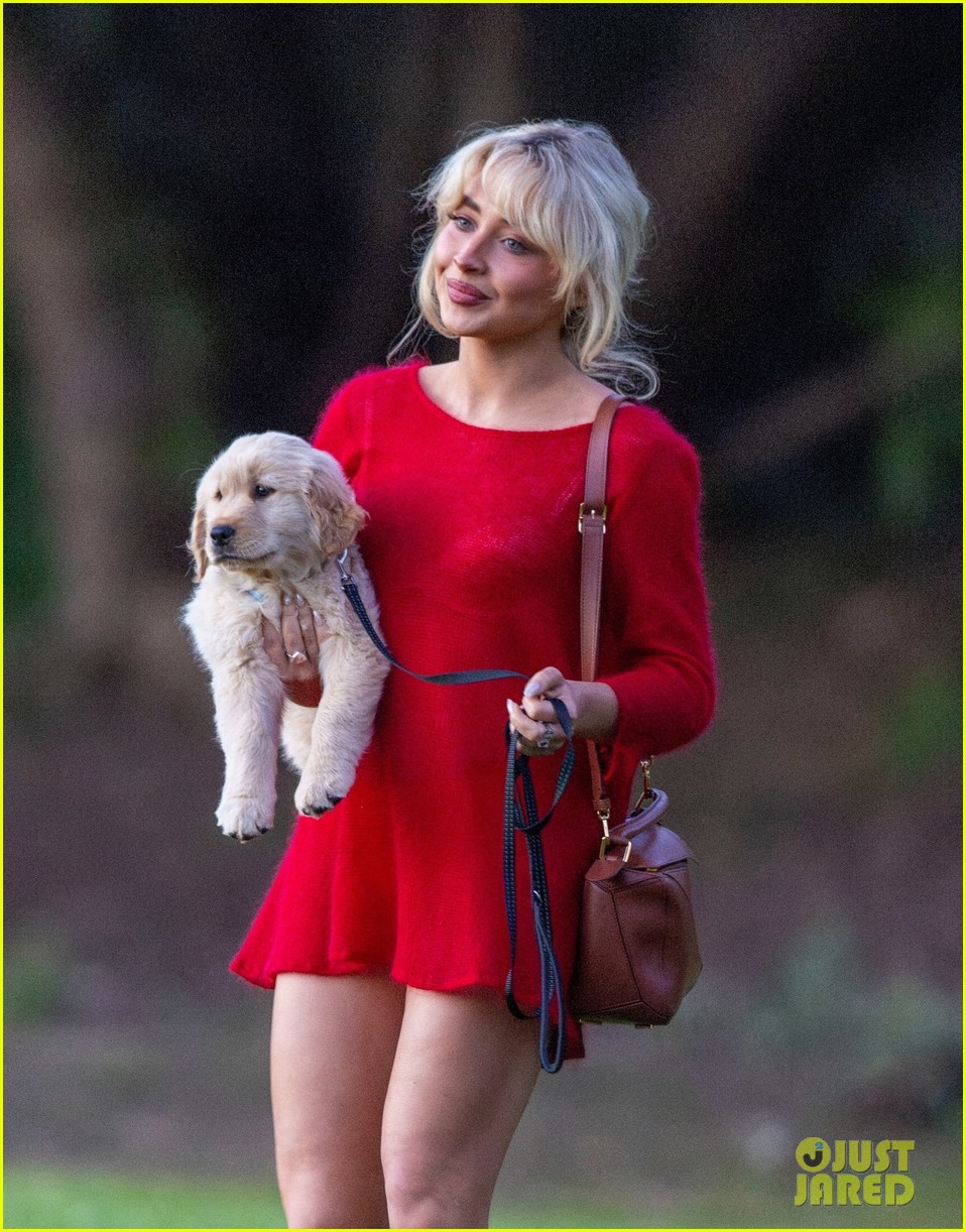 Sabrina Carpenter Spotted With Adorable New Puppy During Park Day in L ...