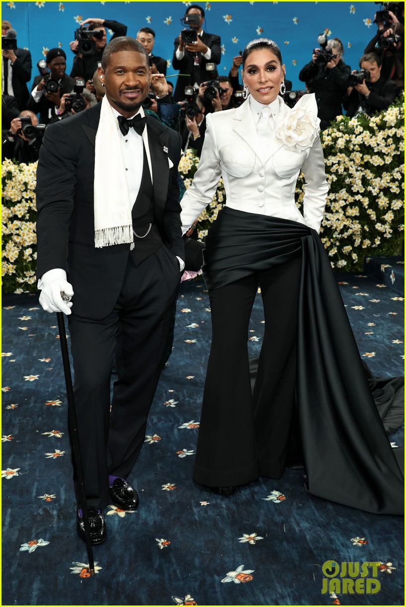 Usher Makes Rare Appearance with Wife Jenn at Met Gala 2025, Gives ...