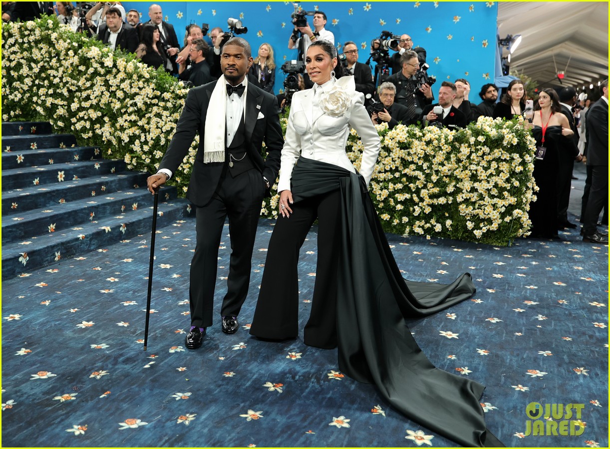Usher Makes Rare Appearance with Wife Jenn at Met Gala 2025, Gives ...