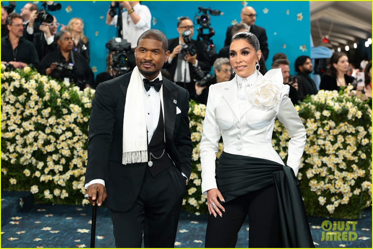 Usher Makes Rare Appearance with Wife Jenn at Met Gala 2025, Gives ...