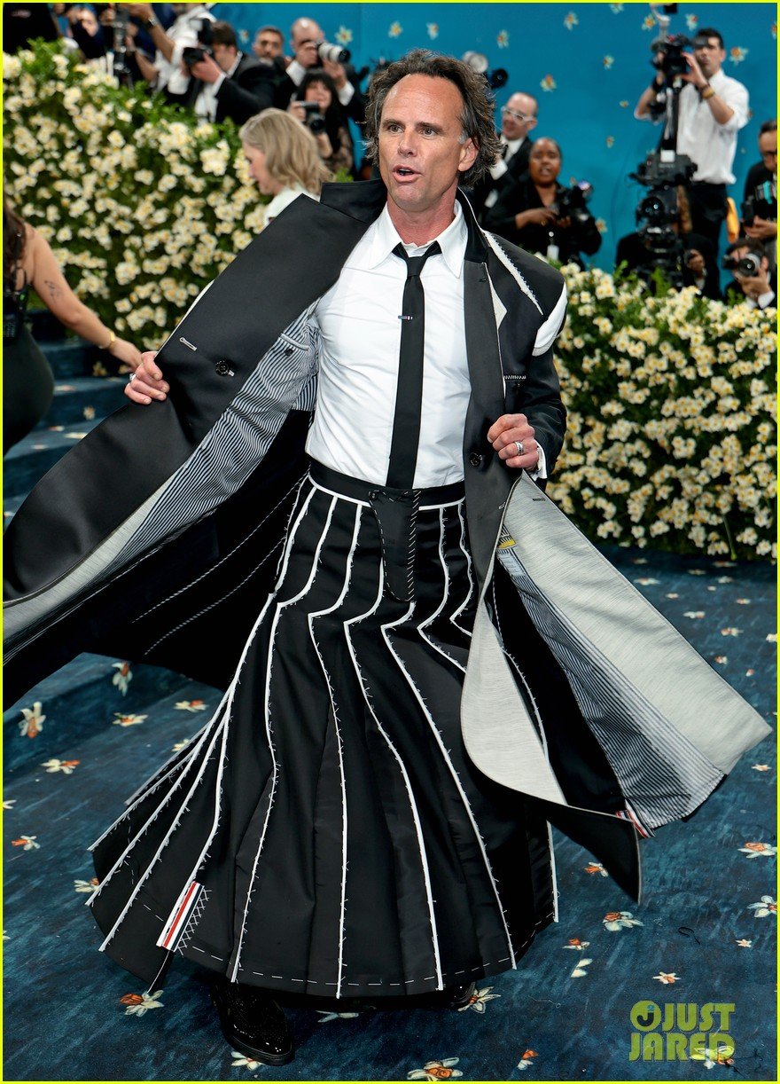 Walton Goggins Rocks Thom Browne Skirt to Met Gala 2025: Photo 5153376 ...