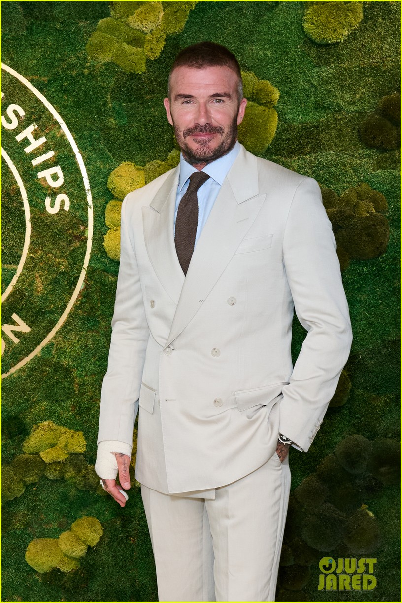 David Beckham Wears Hand Bandage at Wimbledon 2025 Following Recent ...