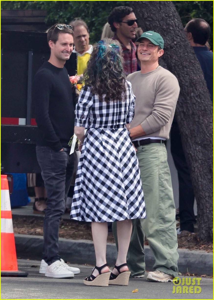 Orlando Bloom Joins Ex Miranda Kerr & Her Husband Evan Spiegel at Son ...