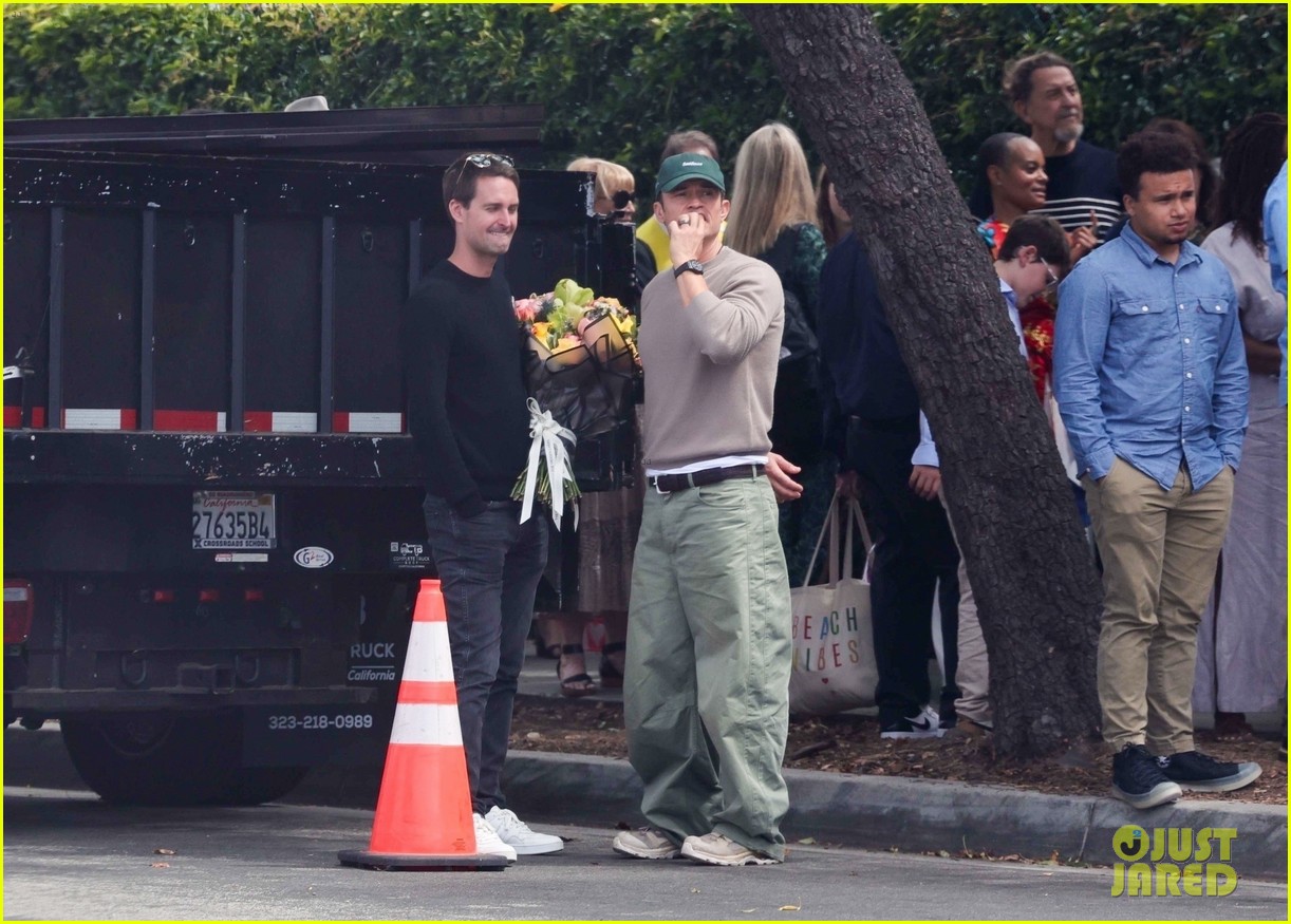 Orlando Bloom Joins Ex Miranda Kerr & Her Husband Evan Spiegel at Son ...