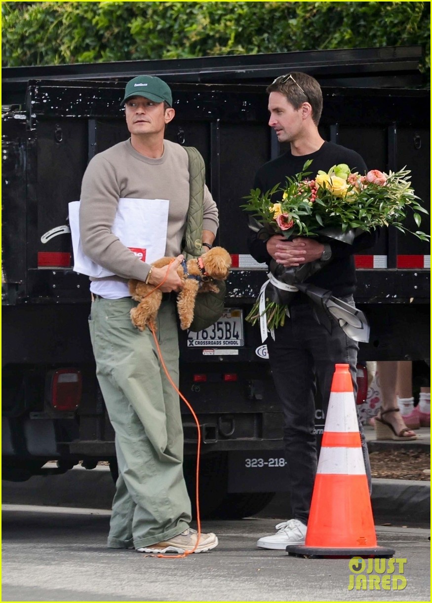 Orlando Bloom Joins Ex Miranda Kerr & Her Husband Evan Spiegel at Son ...