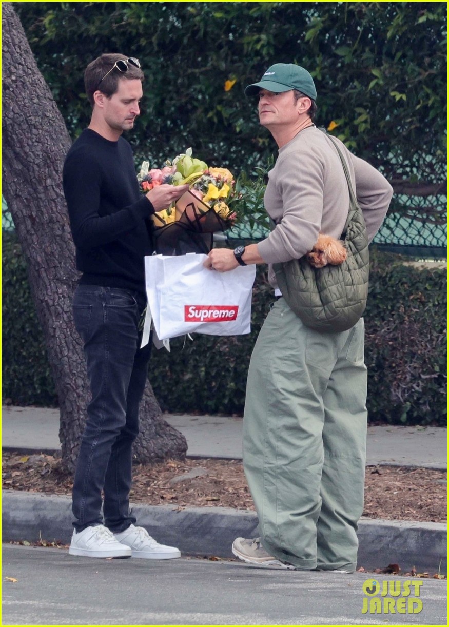 Orlando Bloom Joins Ex Miranda Kerr & Her Husband Evan Spiegel at Son ...