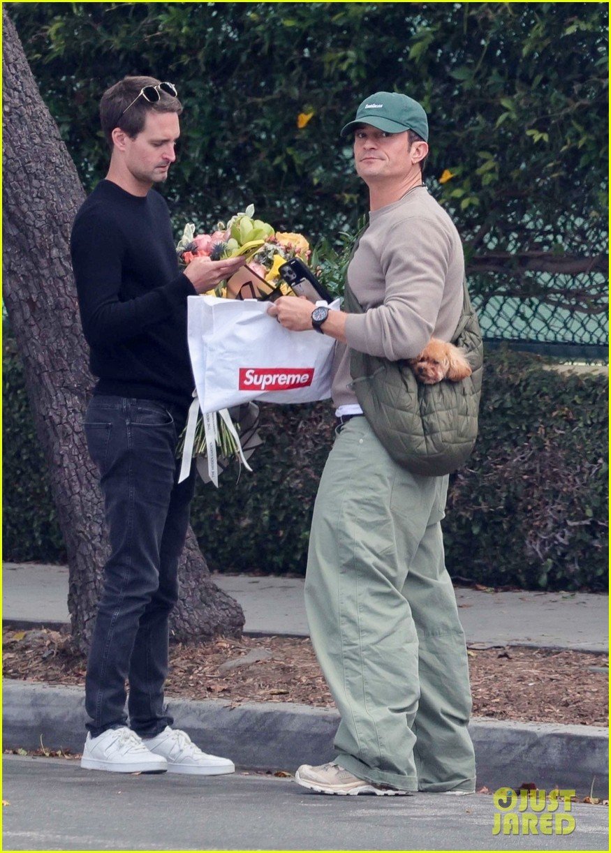 Orlando Bloom Joins Ex Miranda Kerr & Her Husband Evan Spiegel at Son ...