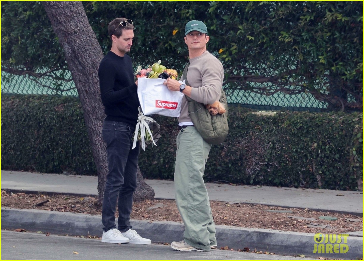 Orlando Bloom Joins Ex Miranda Kerr & Her Husband Evan Spiegel at Son ...