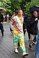 Brad Pitt & Jimmy Fallon Wear Rainbow Tie-Dye Outfits as They Film 'The ...