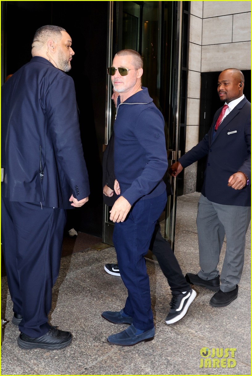 Brad Pitt Continues 'F1' Movie Promotion at Apple Store Q&A With CEO ...