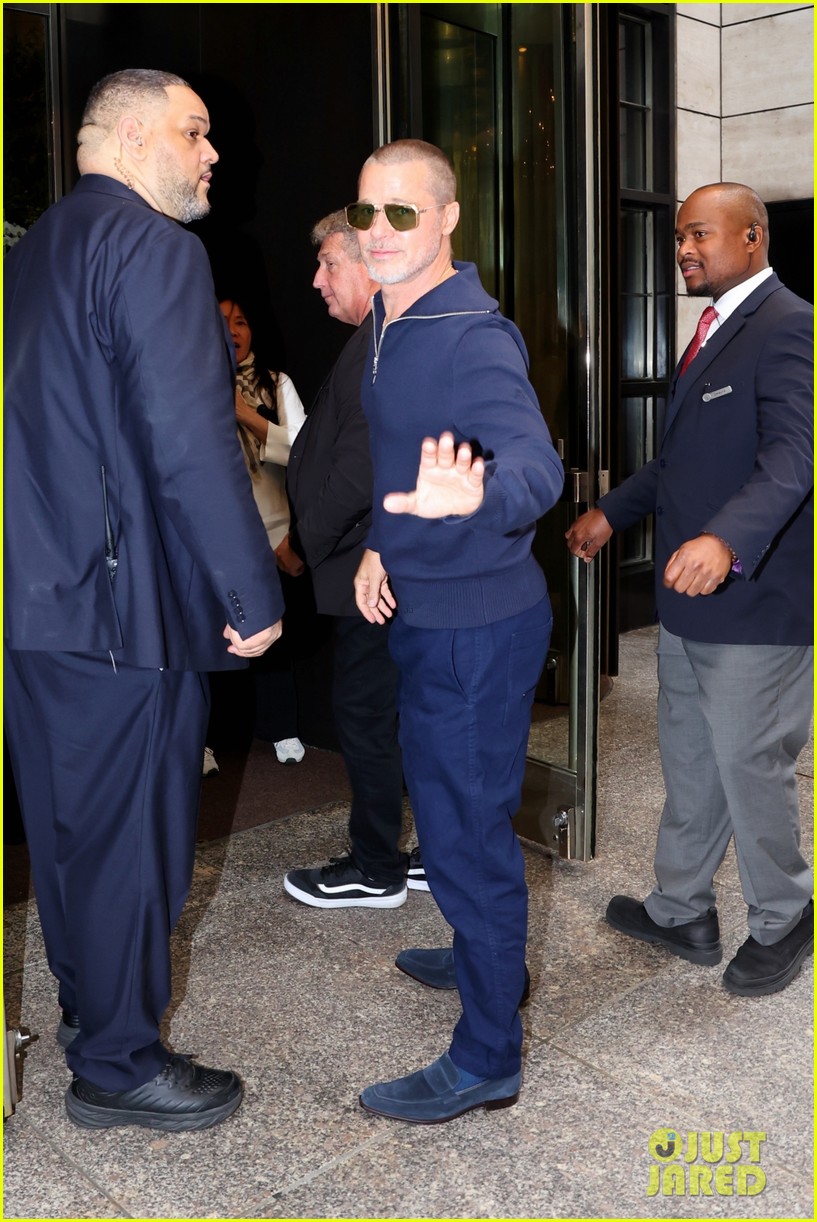 Brad Pitt Continues 'F1' Movie Promotion at Apple Store Q&A With CEO ...