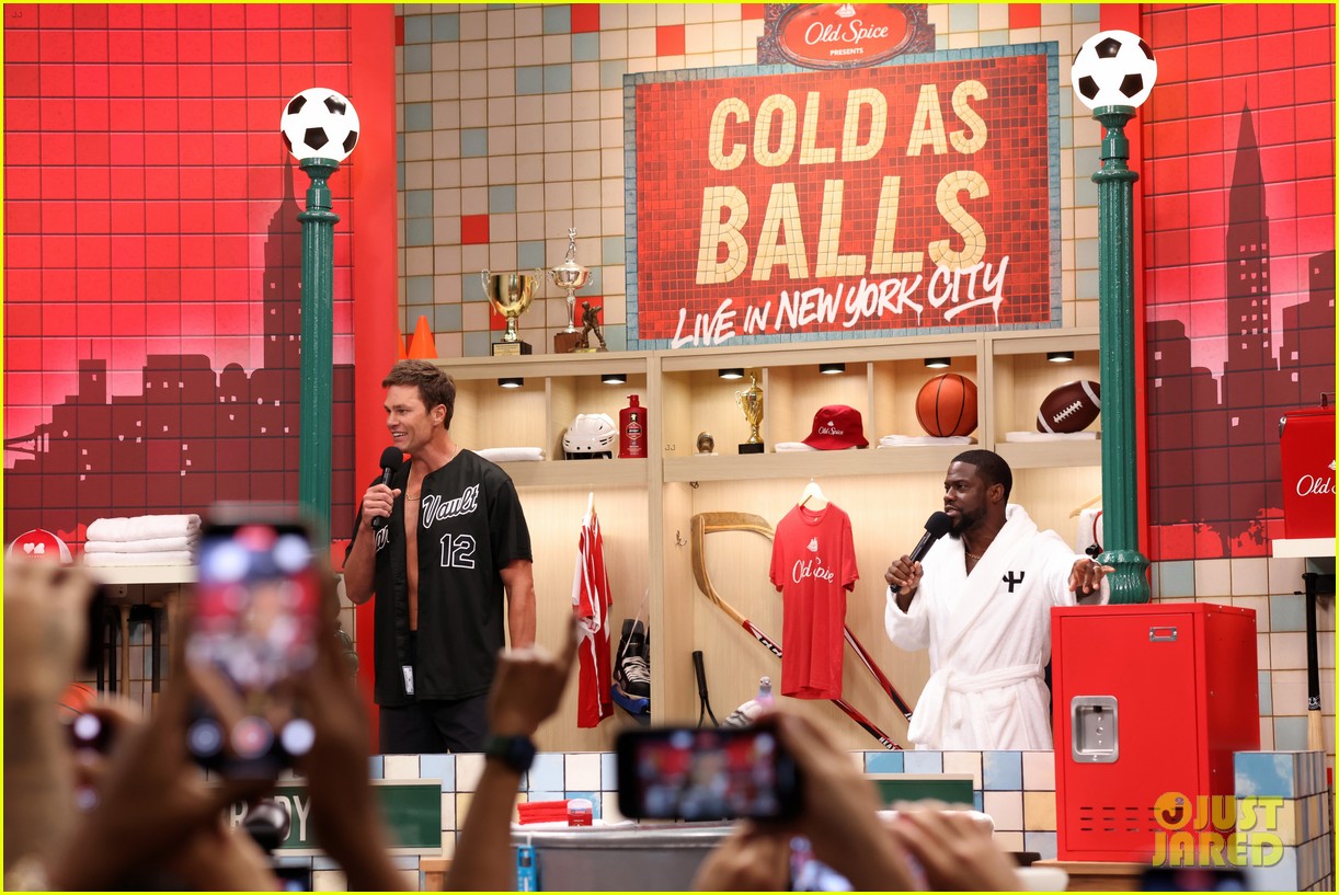 Tom Brady Goes Shirtless & Looks Ripped While Doing a Live Cold Plunge ...