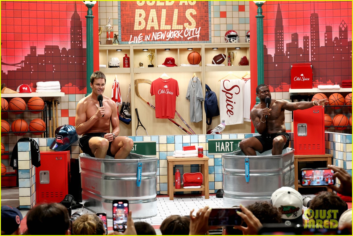 Tom Brady Goes Shirtless & Looks Ripped While Doing a Live Cold Plunge ...