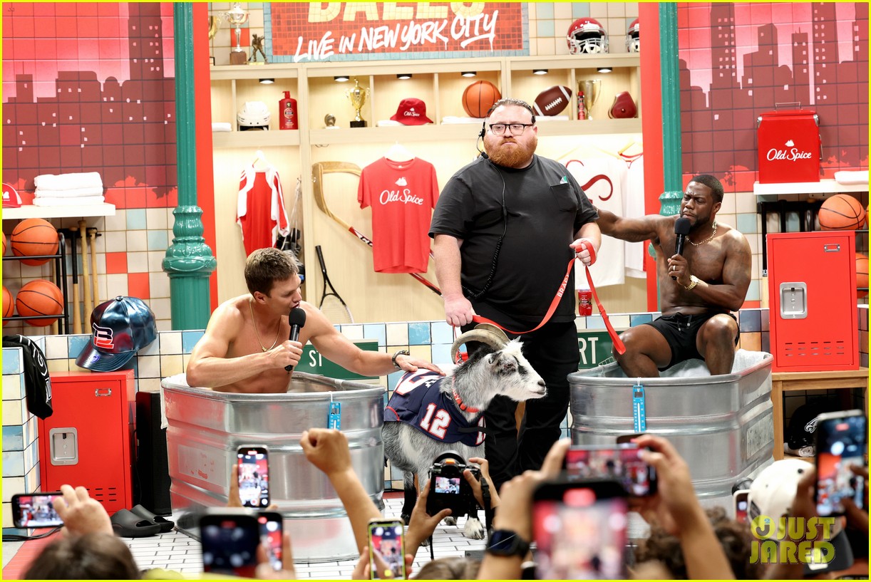 Tom Brady Goes Shirtless & Looks Ripped While Doing a Live Cold Plunge ...