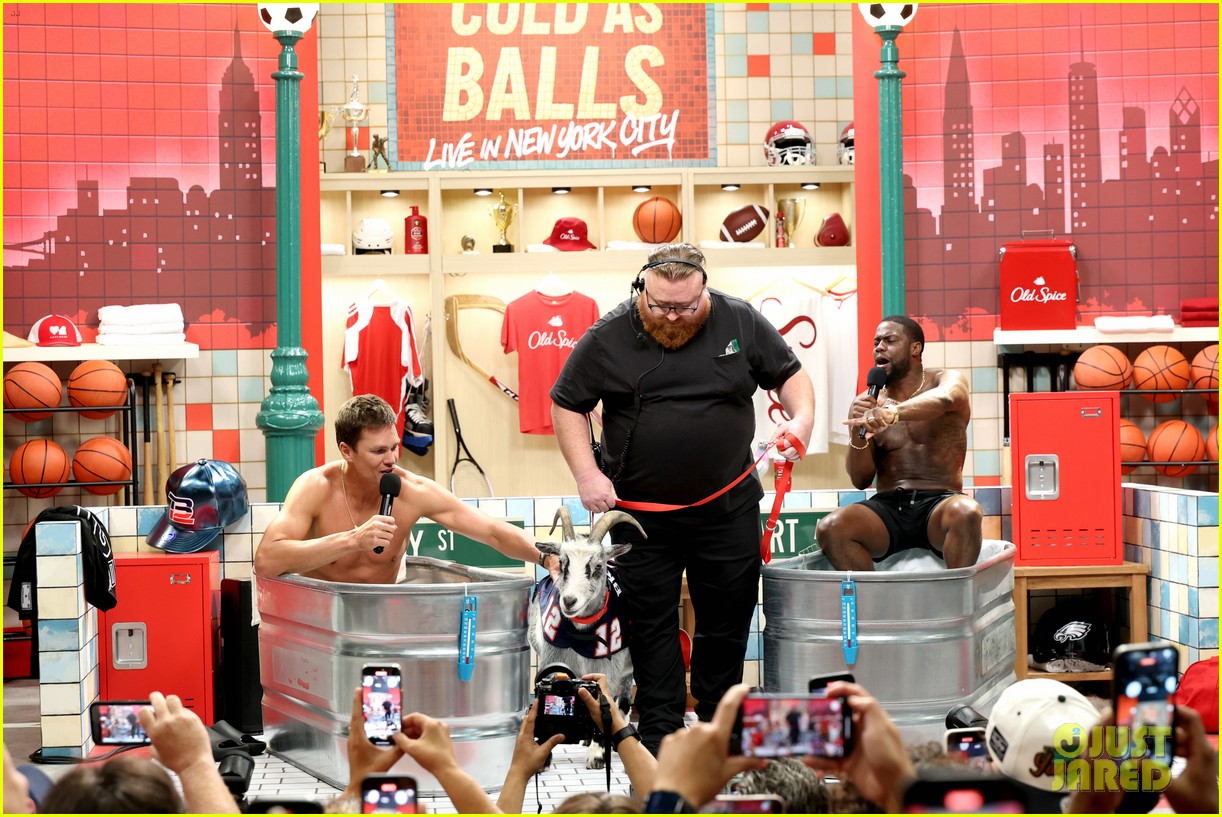 Tom Brady Goes Shirtless & Looks Ripped While Doing a Live Cold Plunge ...