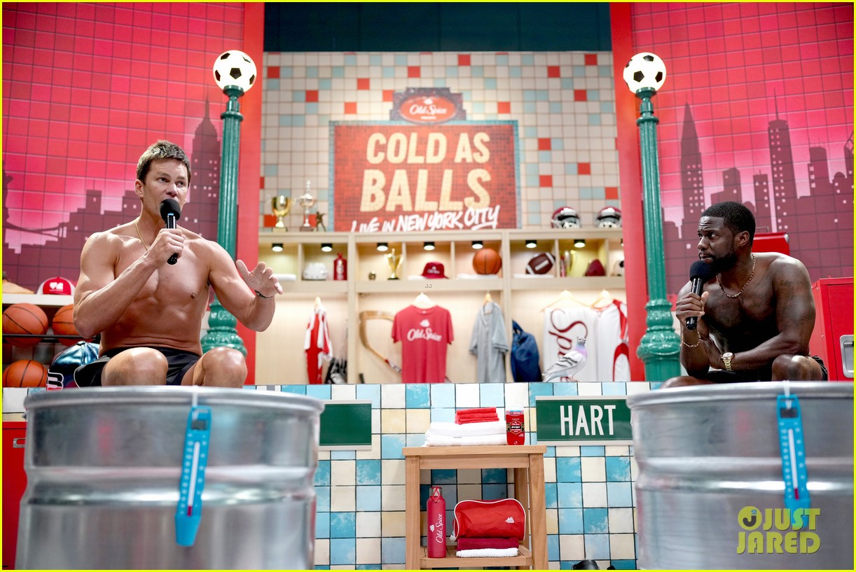 Tom Brady Goes Shirtless & Looks Ripped While Doing a Live Cold Plunge ...