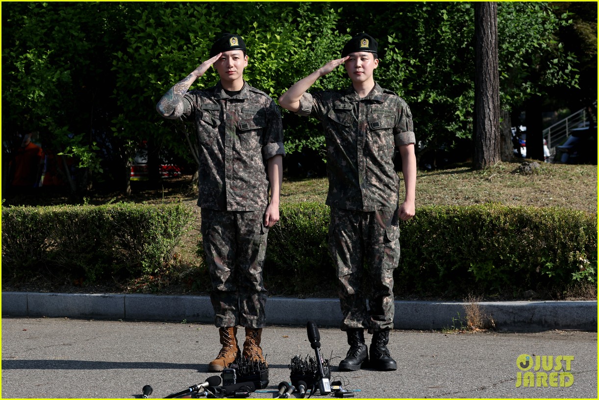 BTS Members Jimin, Jungkook, RM & V Discharged From Military Service ...