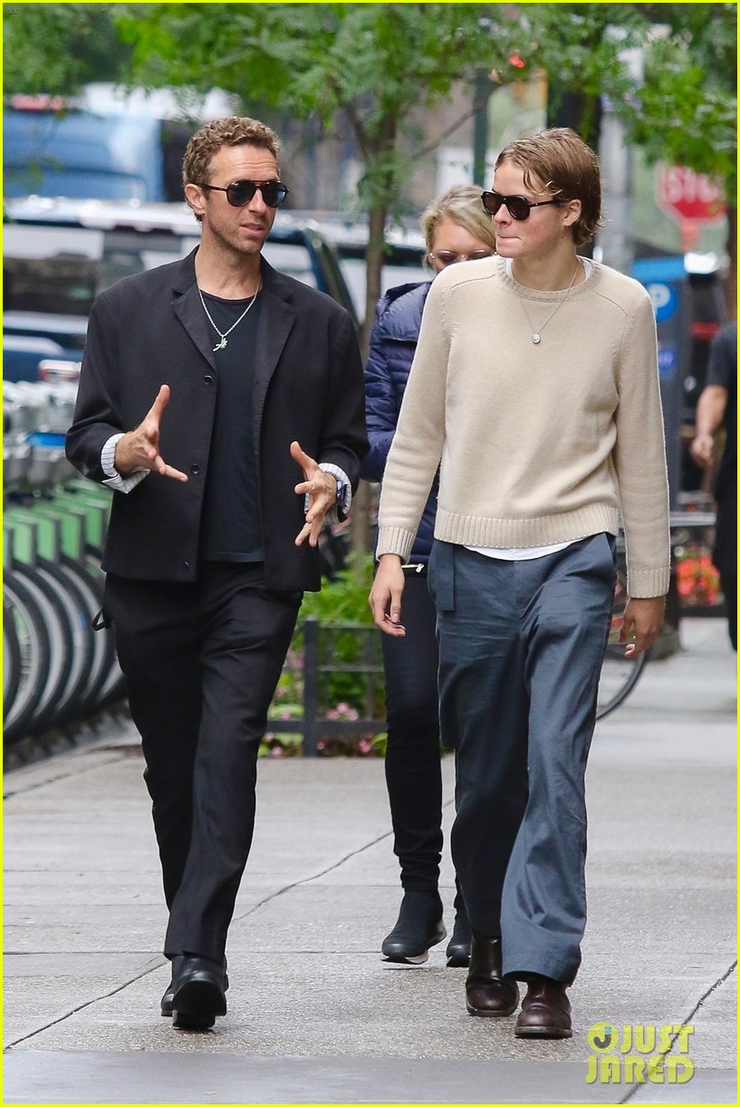 Chris Martin & Son Moses Spotted Hanging Out in NYC After Father's Day: Photo 5172480 ...