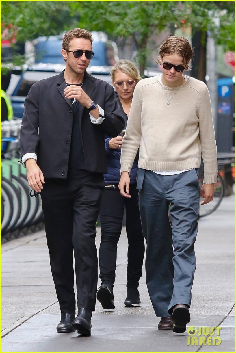 Chris Martin & Son Moses Spotted Hanging Out in NYC After Father's Day ...