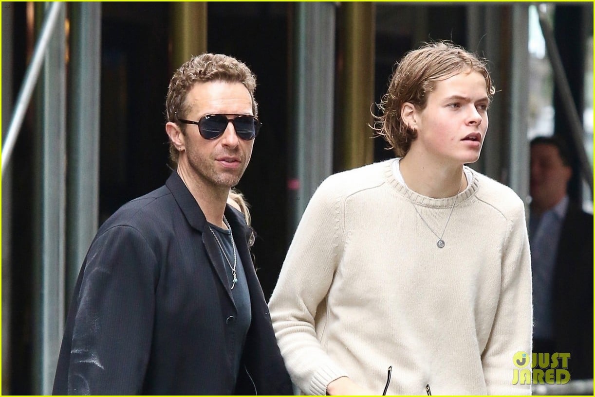 Chris Martin & Son Moses Spotted Hanging Out in NYC After Father's Day ...