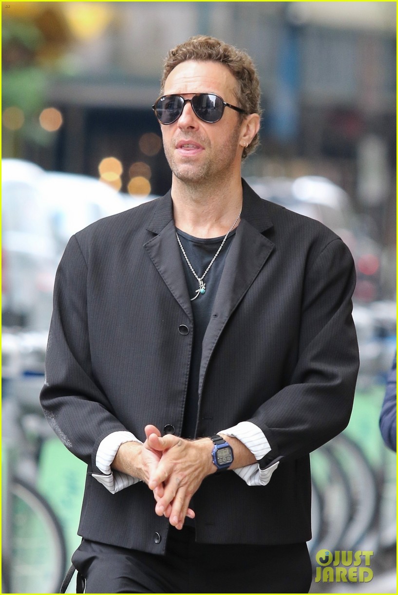 Chris Martin & Son Moses Spotted Hanging Out in NYC After Father's Day ...