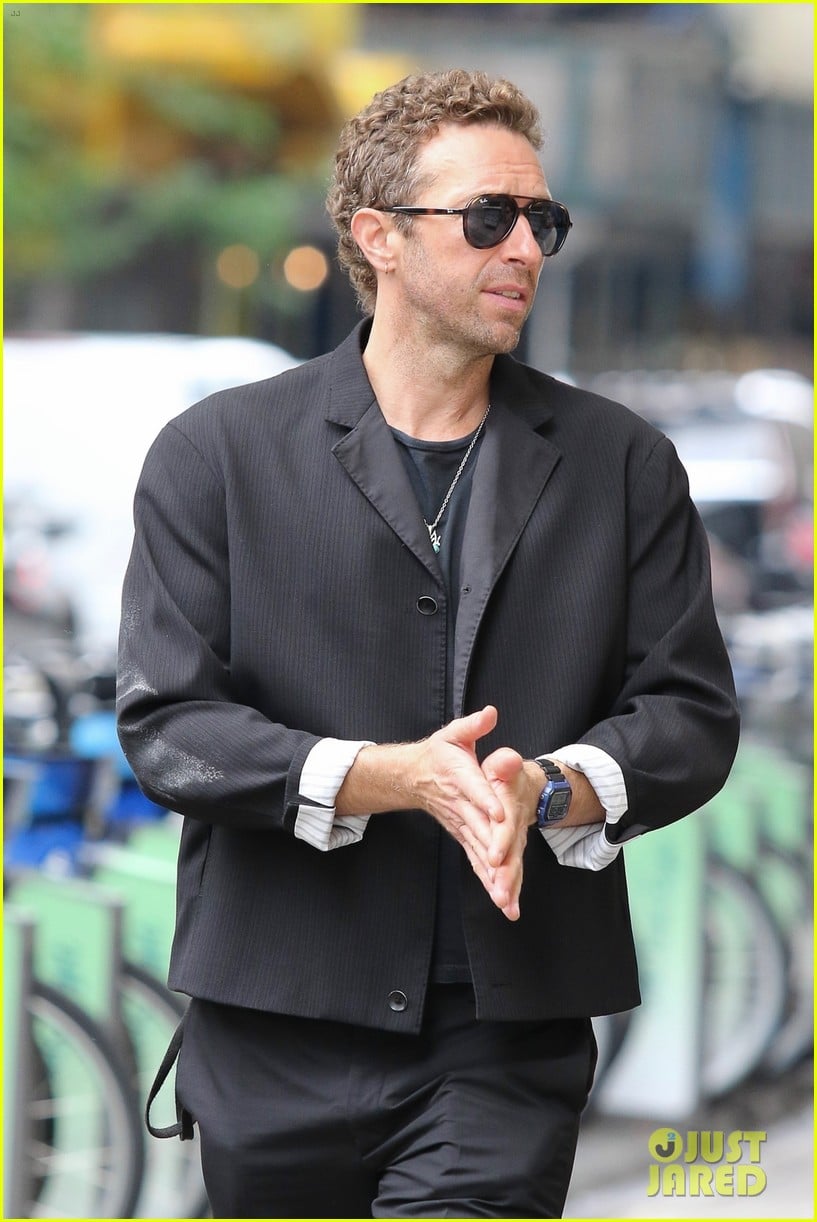 Chris Martin & Son Moses Spotted Hanging Out in NYC After Father's Day ...