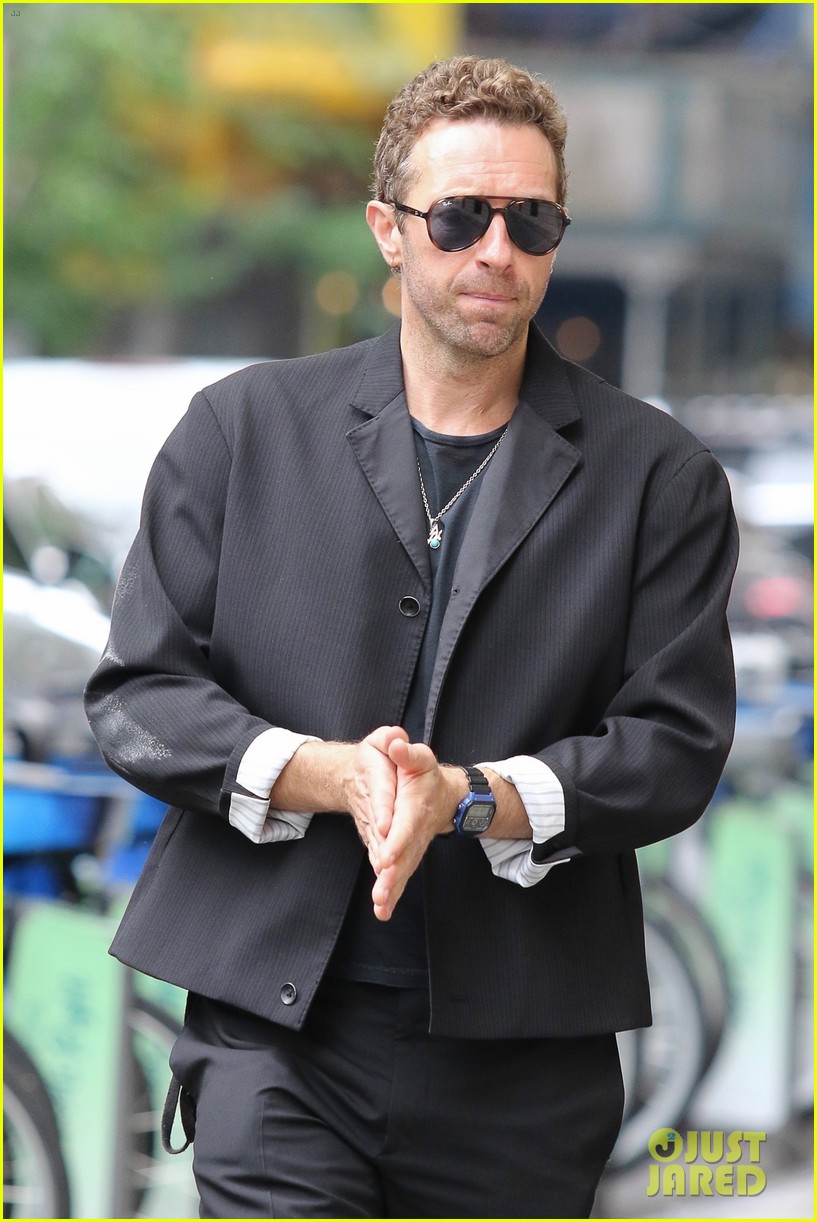 Chris Martin & Son Moses Spotted Hanging Out in NYC After Father's Day ...