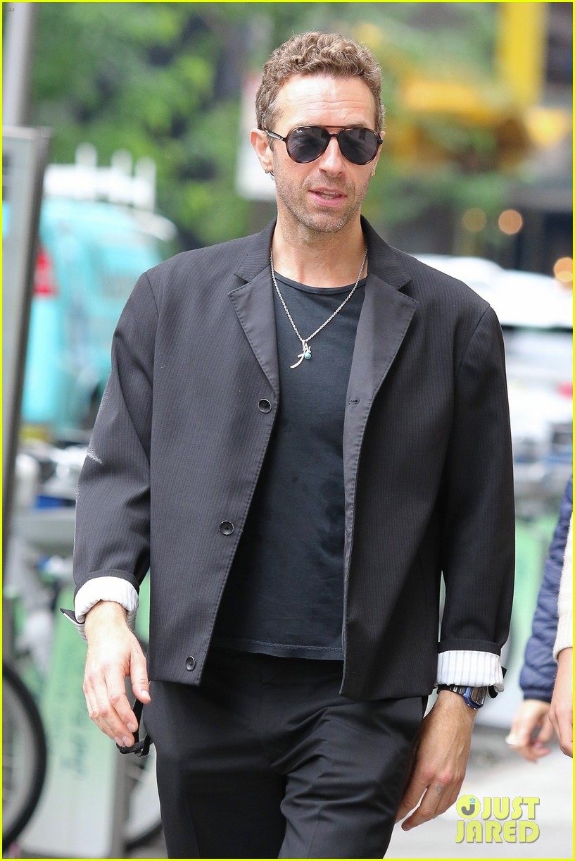 Chris Martin & Son Moses Spotted Hanging Out in NYC After Father's Day: Photo 5172503 ...