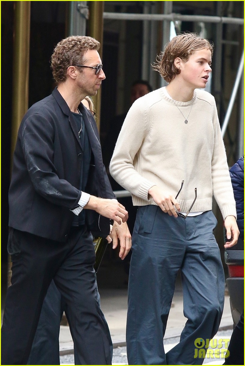 Chris Martin & Son Moses Spotted Hanging Out in NYC After Father's Day: Photo 5172507 ...