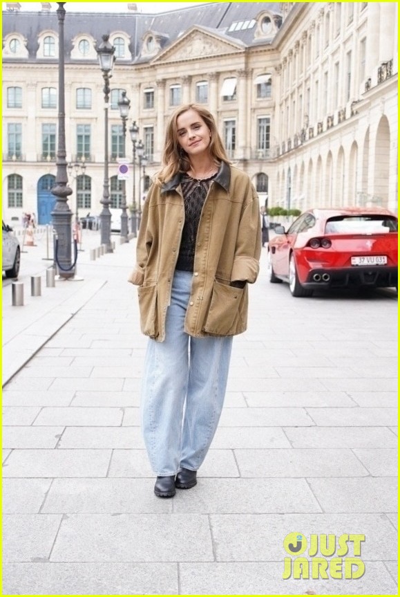 Emma Watson Spotted Heading Out for Friday Night in Paris Wearing a ...