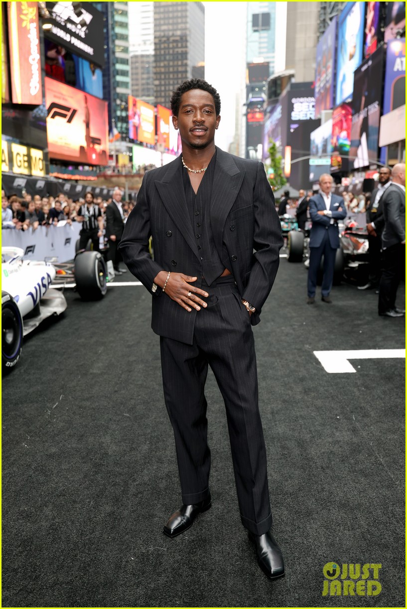 'F1 The Movie' Cast, Including Brad Pitt & Damson Idris, Assembles at ...