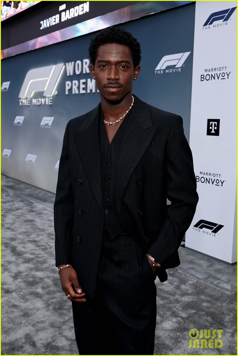 'F1 The Movie' Cast, Including Brad Pitt & Damson Idris, Assembles at ...