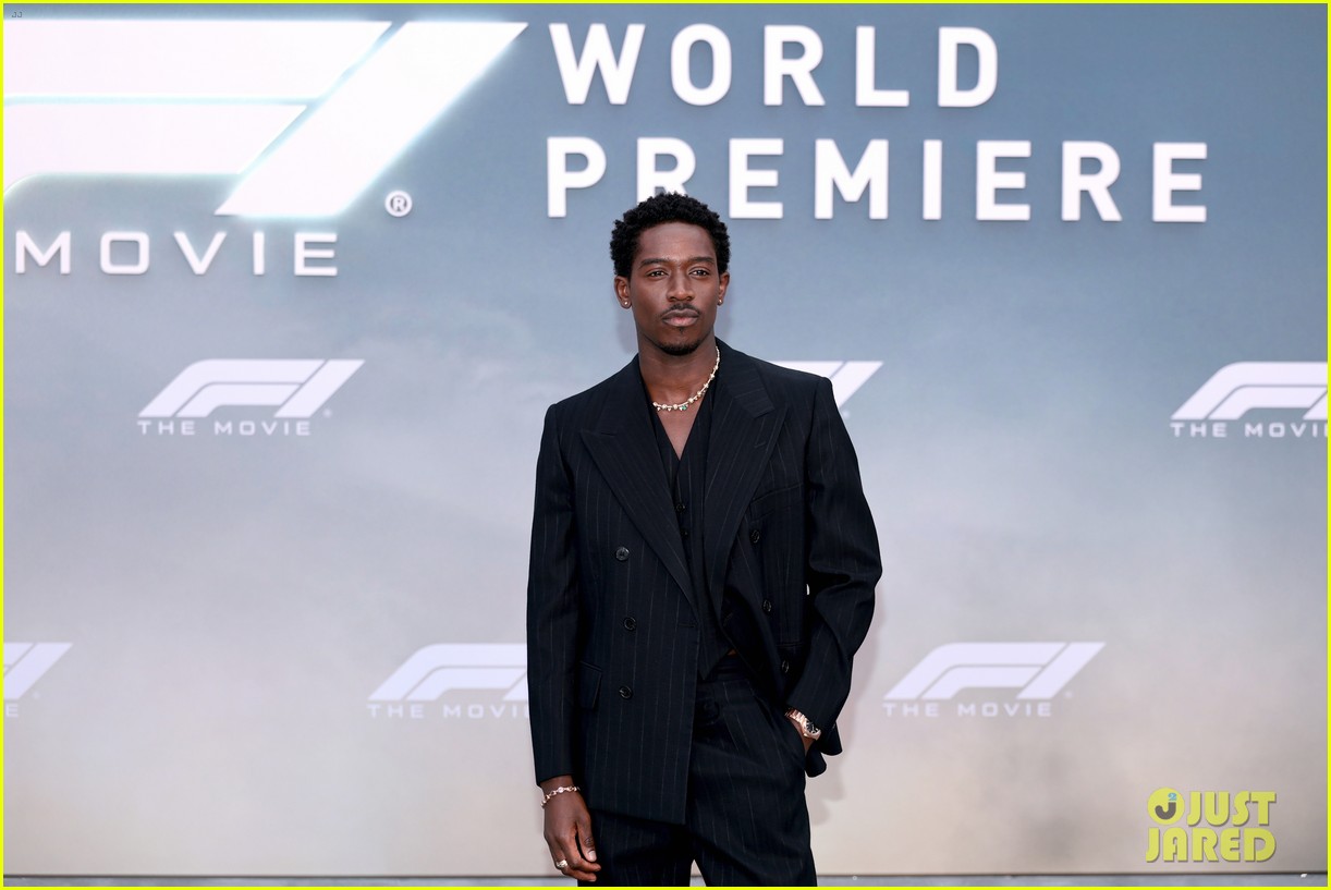 'F1 The Movie' Cast, Including Brad Pitt & Damson Idris, Assembles at ...