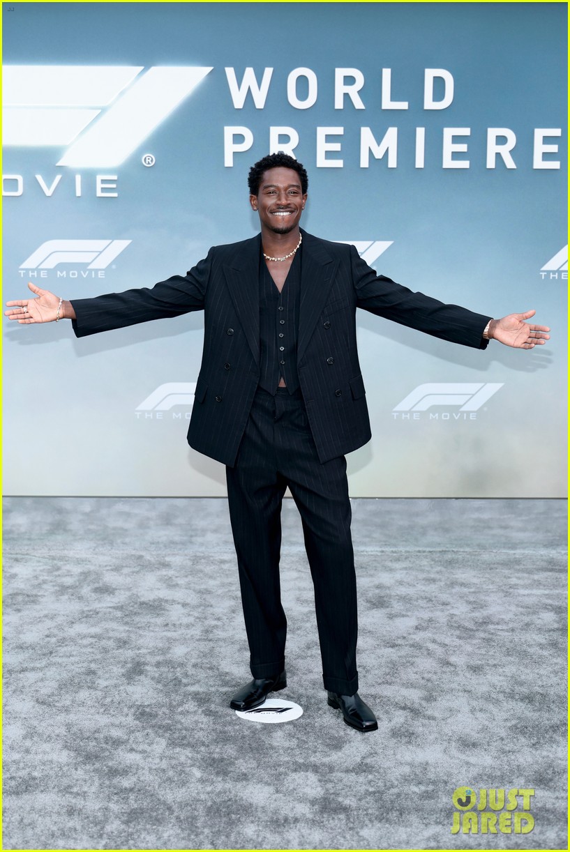 'F1 The Movie' Cast, Including Brad Pitt & Damson Idris, Assembles at ...