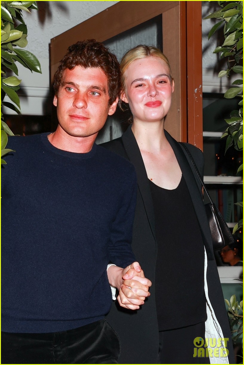 Elle Fanning & Boyfriend Gus Wenner Hold Hands After Dinner Date at ...