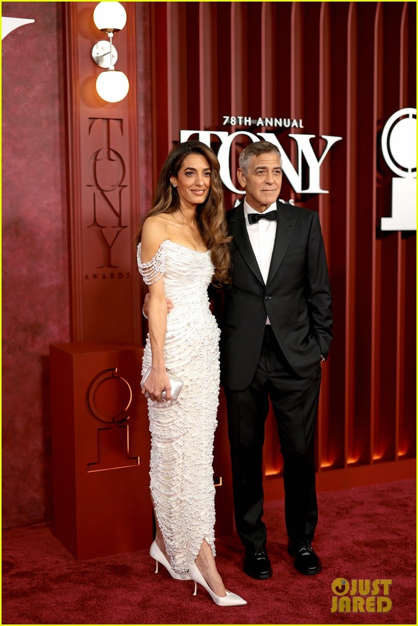 George Clooney Gets Wife Amal's Support at Tony Awards 2025 As First ...