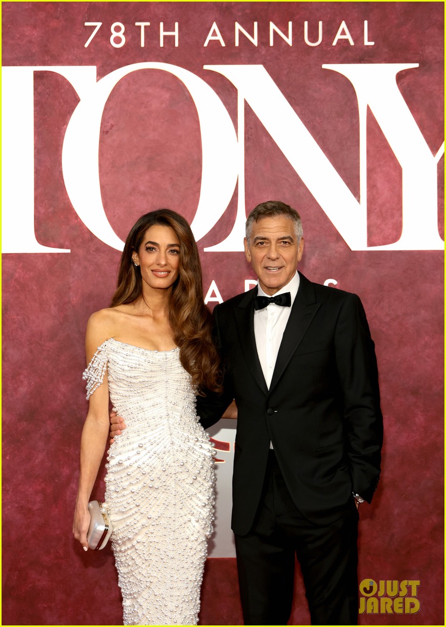 George Clooney Gets Wife Amal's Support at Tony Awards 2025 As First ...