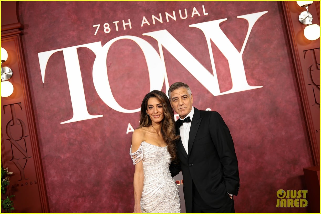 George Clooney Gets Wife Amal's Support at Tony Awards 2025 As First ...